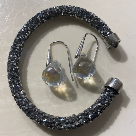 Swarovski | Accessories | Swarovski Cuff Bracelet | Poshmark